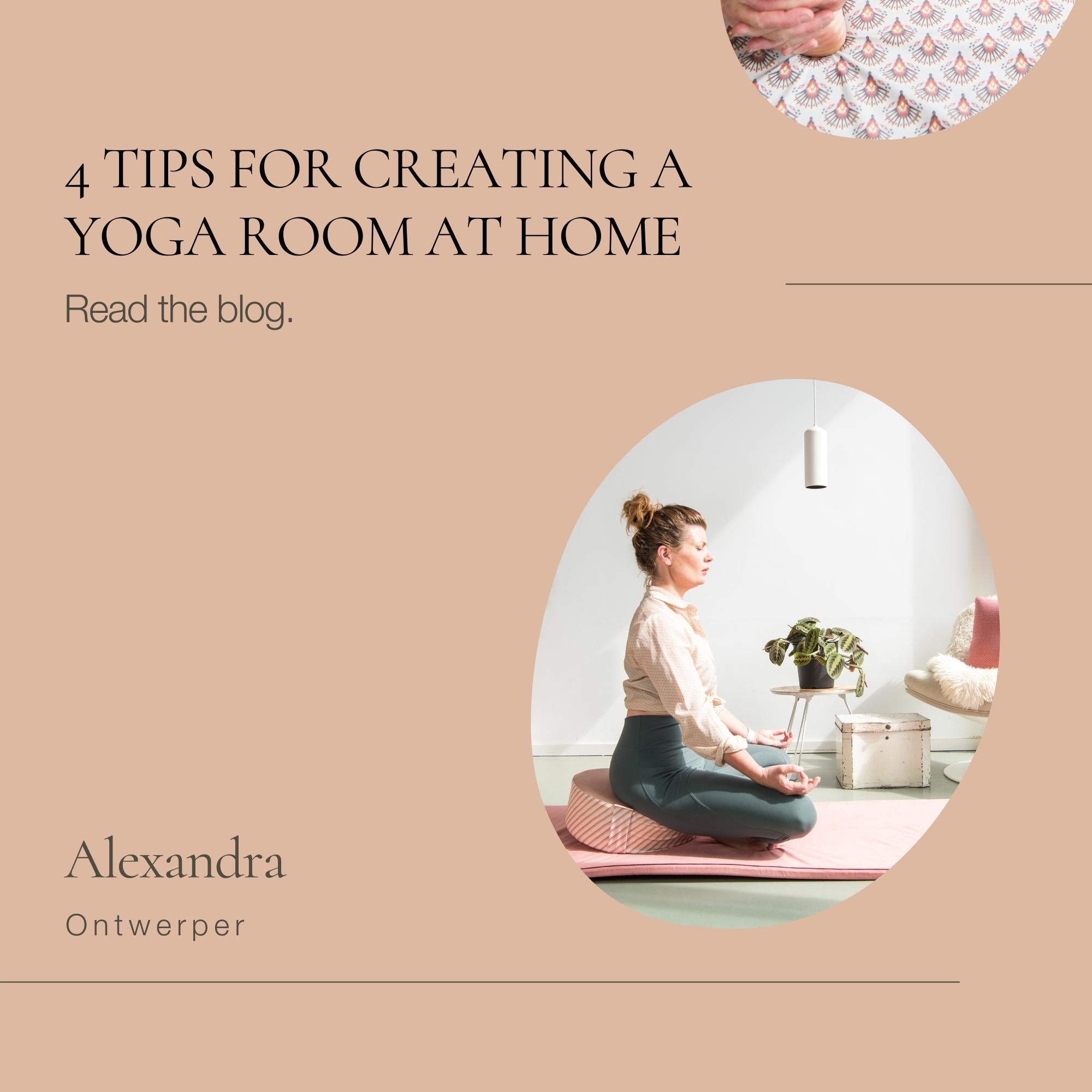 4 tips for creating a yoga space at home – ByAlex
